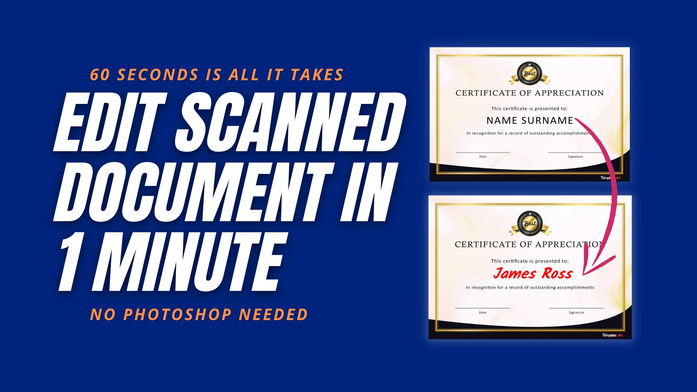 How to Edit a Scanned Document | Edit Scanned PDF in 30 Seconds