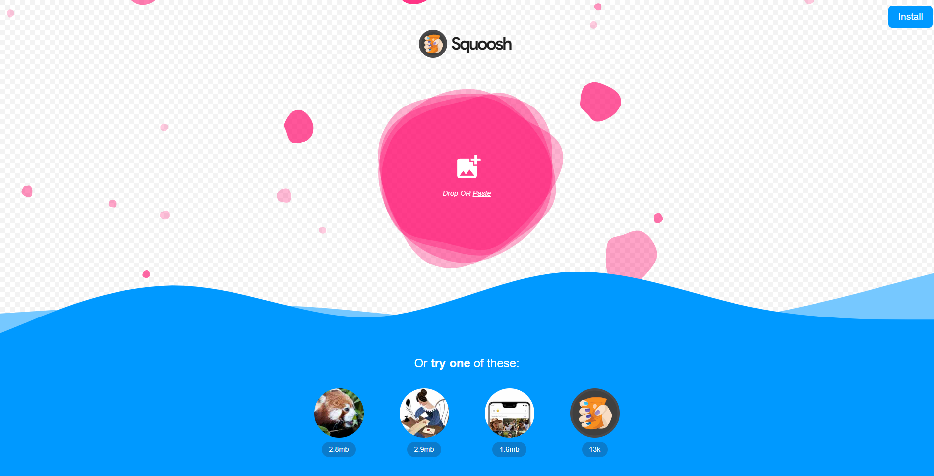 How to use Squoosh App from Google